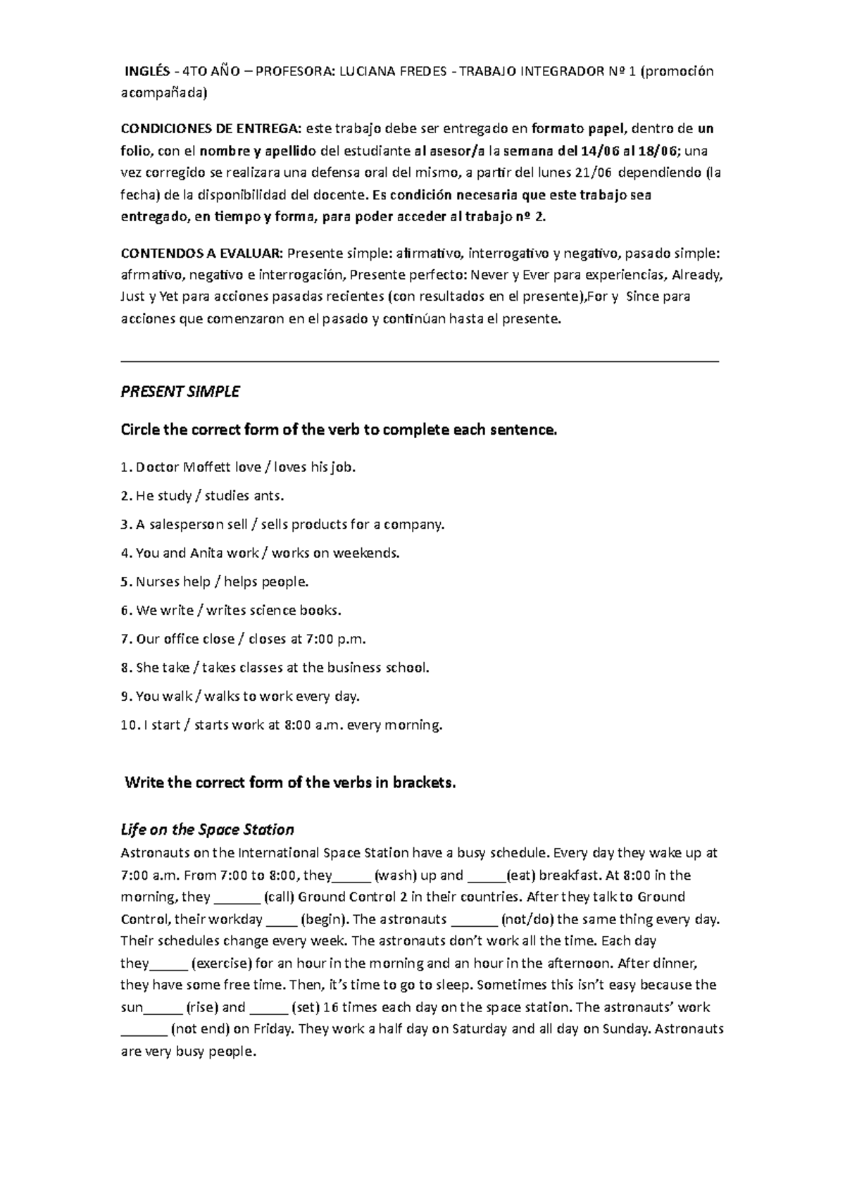 INGL S-4TO A Y B - Assigments - INGLÉS - 4TO AÑO – PROFESORA: LUCIANA ...