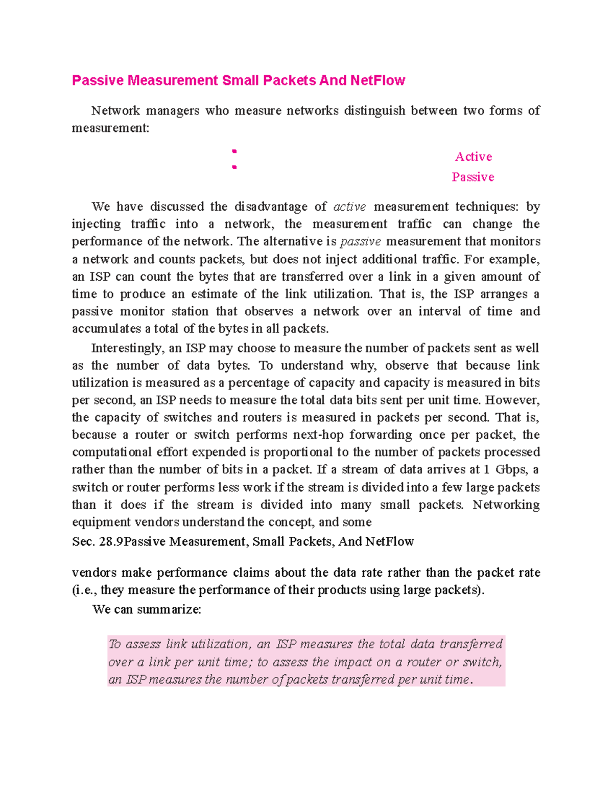 Passive Measurement Small Packets And Net Flow - Passive Measurement ...