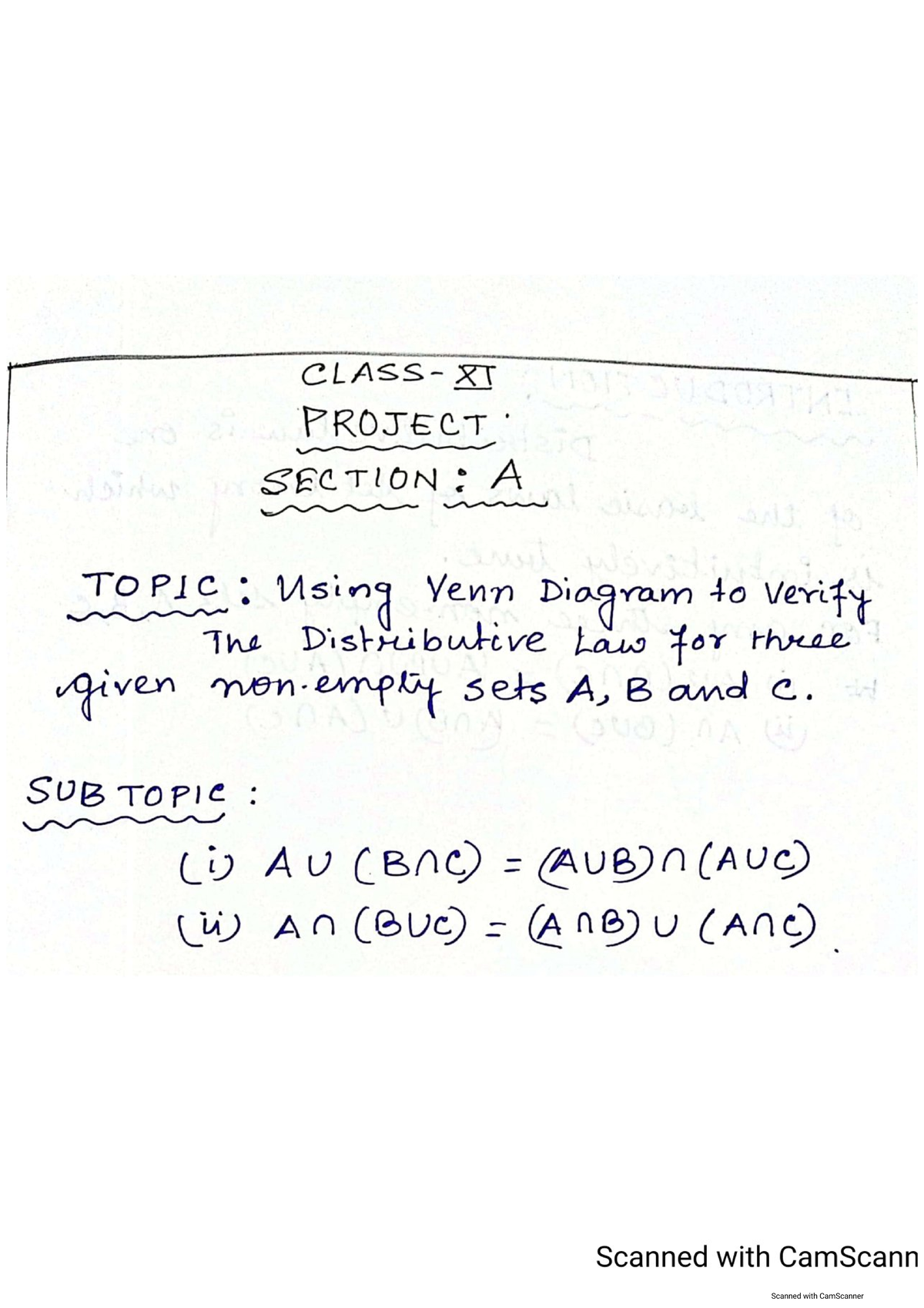 Cl 11 Project Sec A - Operation Management - Studocu