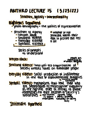 Anthropology 101 notes - Jamie Lustig Anthropology 101 8/27/2021- day 2 ...