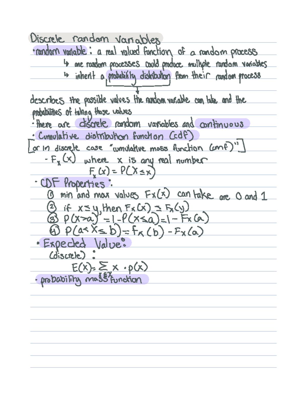 Binomial Distribution - Discrete random variables randomvariable a ...