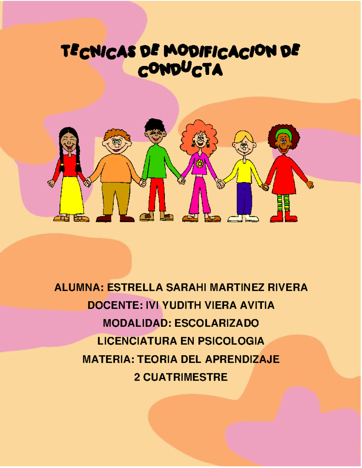 Tecnicas de modificacion conducta - ALUMNA: ESTRELLA SARAHI MARTINEZ ...