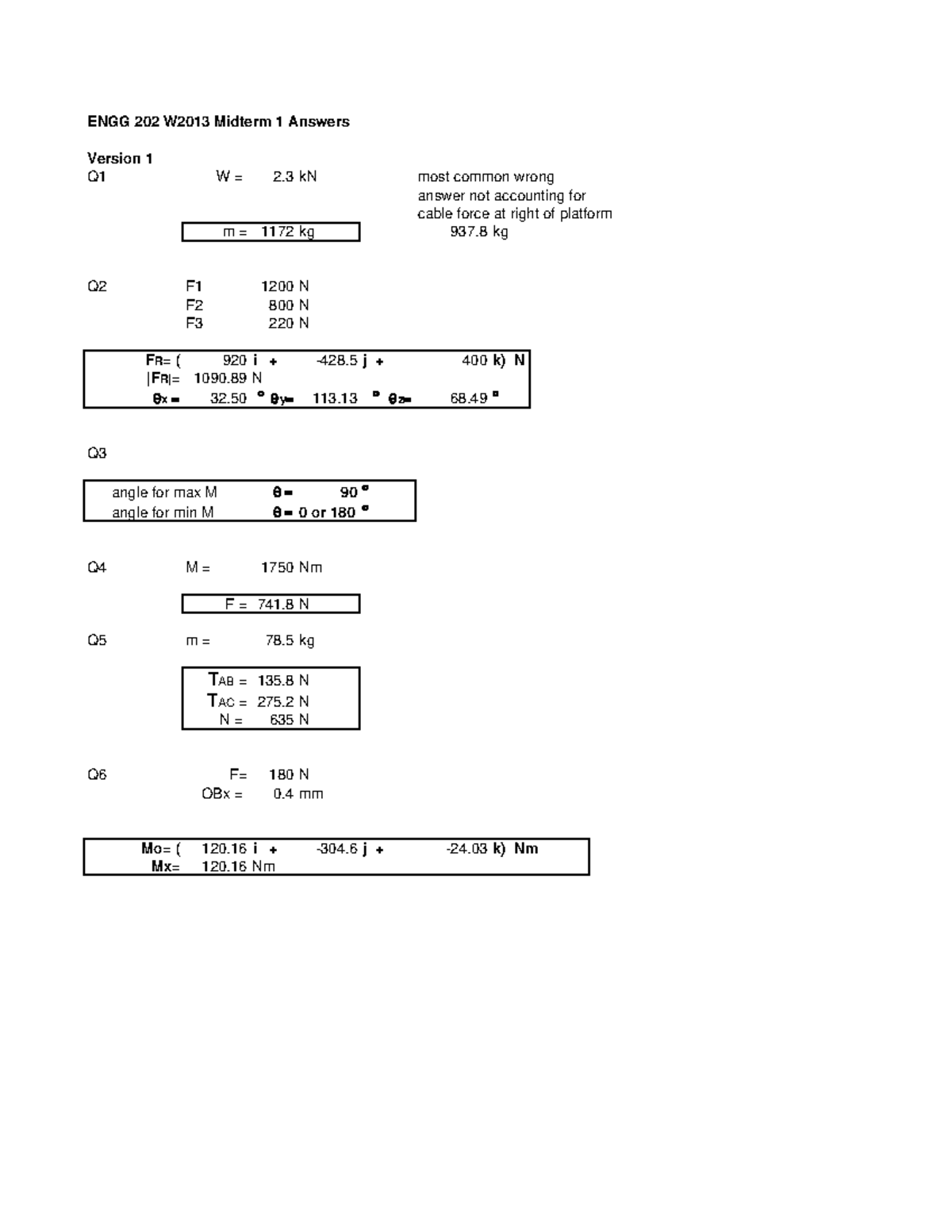 ENGG 202 W13 Midterm 1 Answers - ENGG 202 W2013 Midterm 1 Answers ...