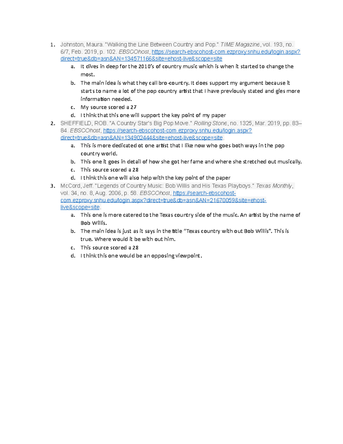 Module 3 Assignment - none - 1. Johnston, Maura. “Walking the Line ...