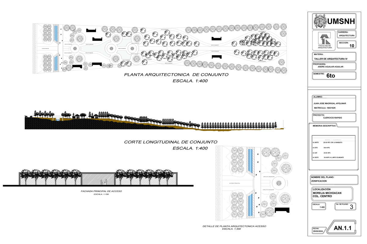 AN - plano arq. - CORTE LONGITUDINAL DE CONJUNTO NPT.+- 0. ####### NPT ...