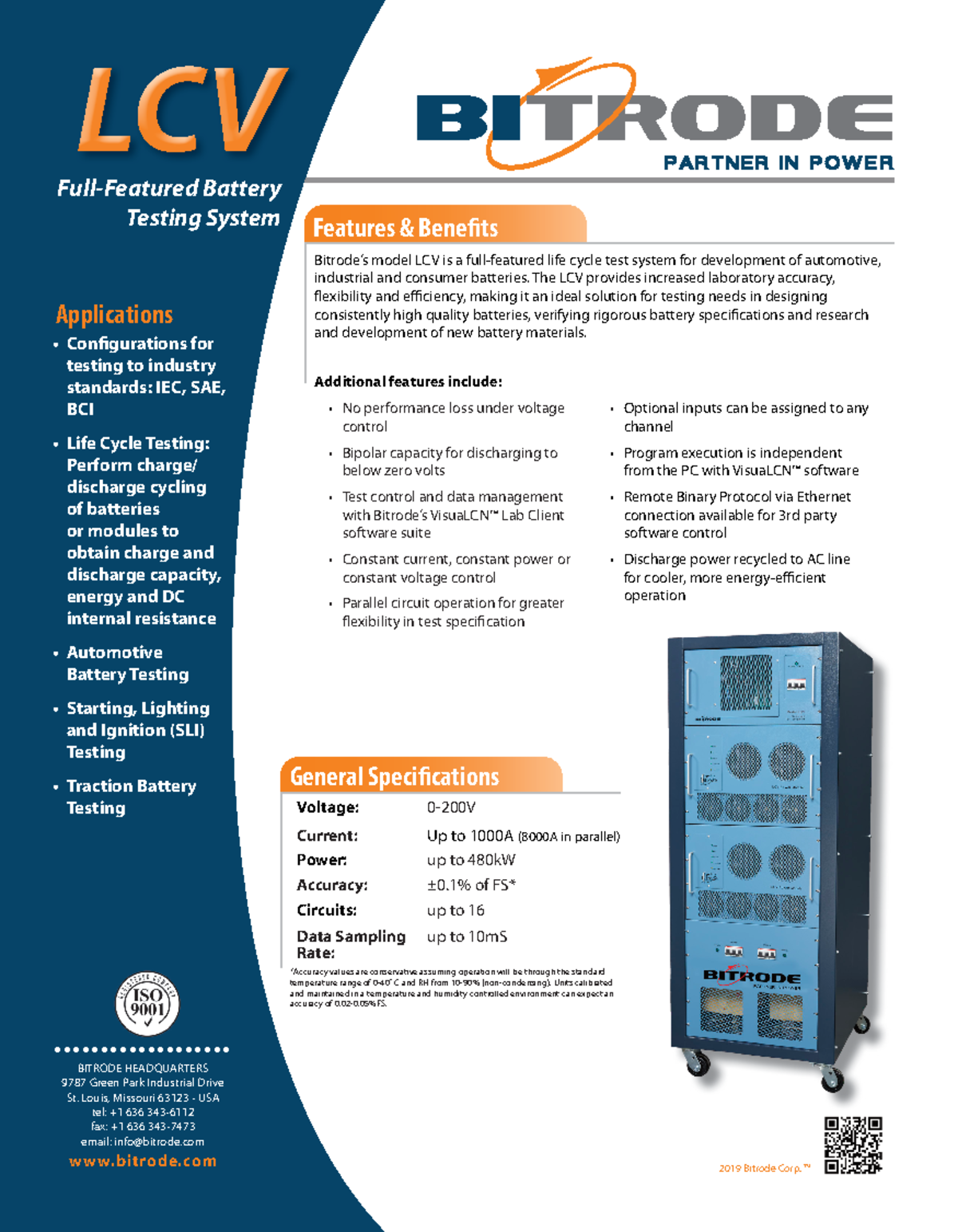 Lcv full featured battery testing system - LCV Full-Featured Battery ...