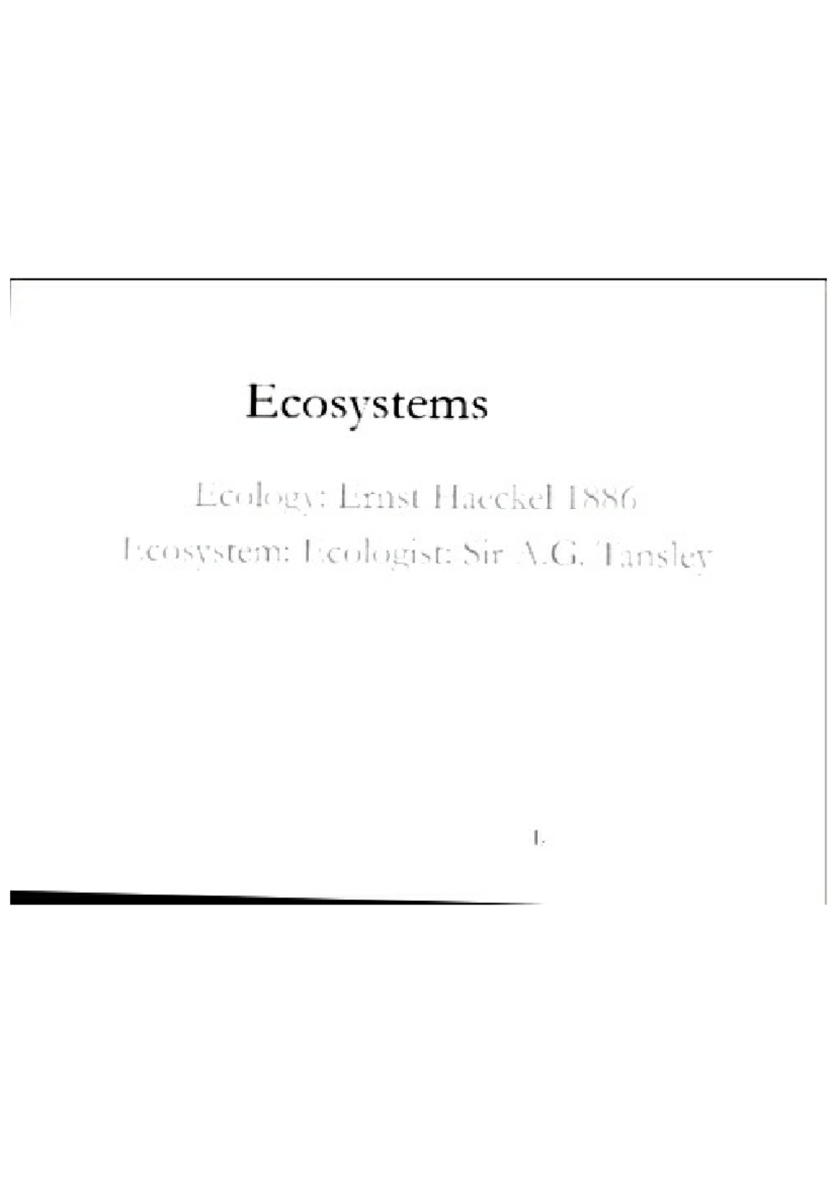 Copy of EVs unit 2 ecosystem - Copy - Environmental Studies - Studocu