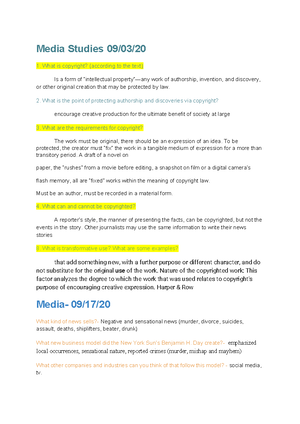 MEDIA 180 4 - MEDIA 180 - Hunter College - Studocu