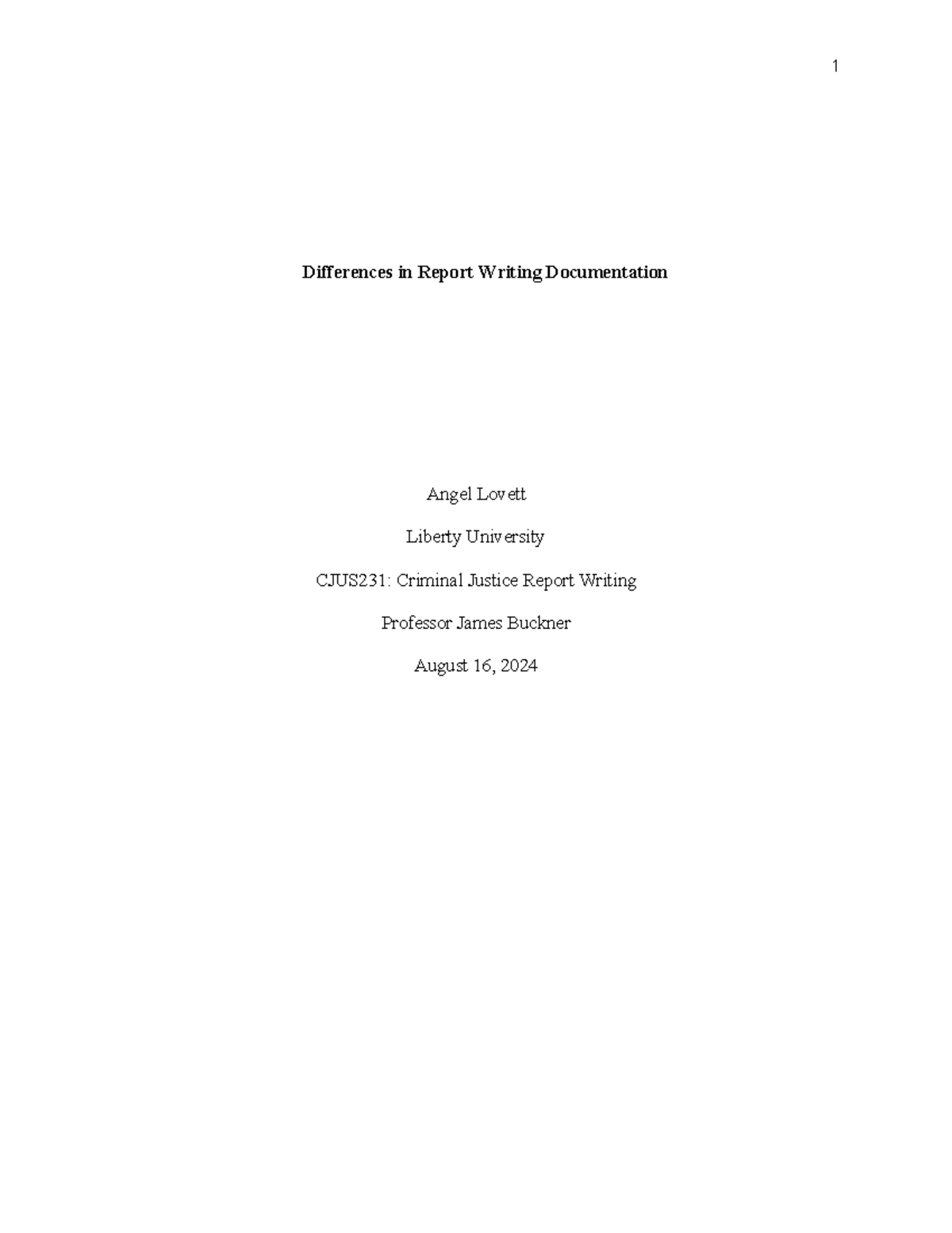 Research Paper Differences in Report Writing Documentation ...