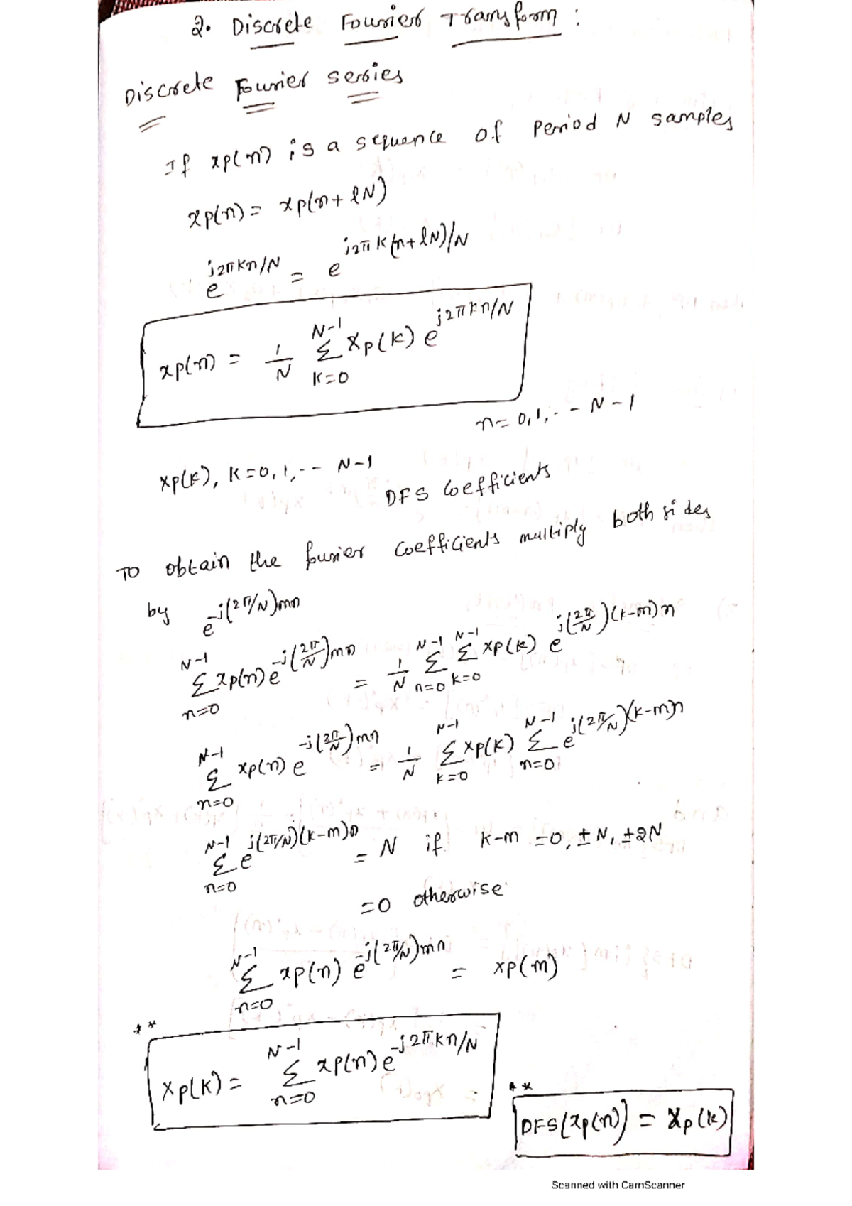 Digital signal processing and applications(DSP)-Discrete Fourier ...