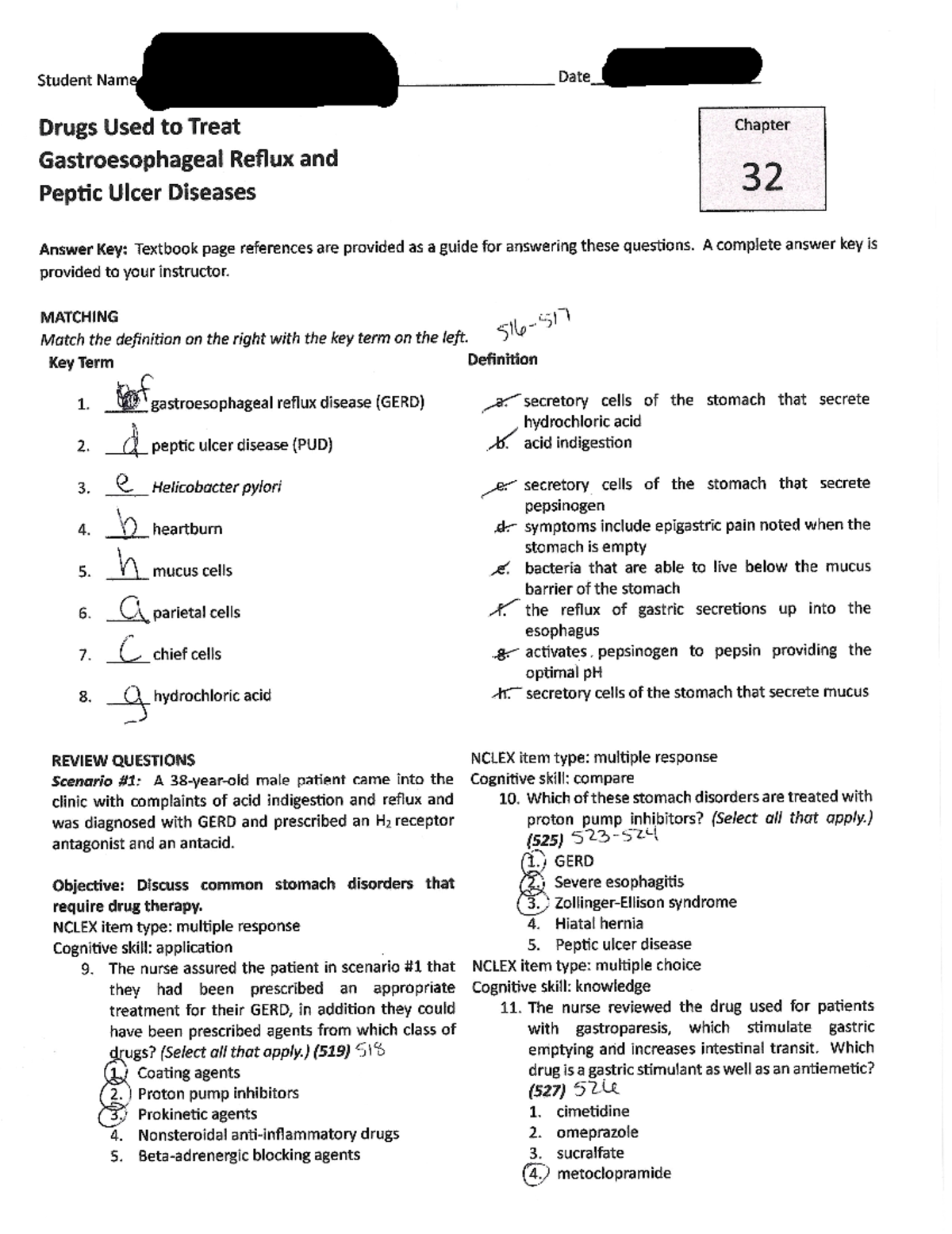 Ch 32 Pharm - NPN 202 - NSG 219 - Studocu