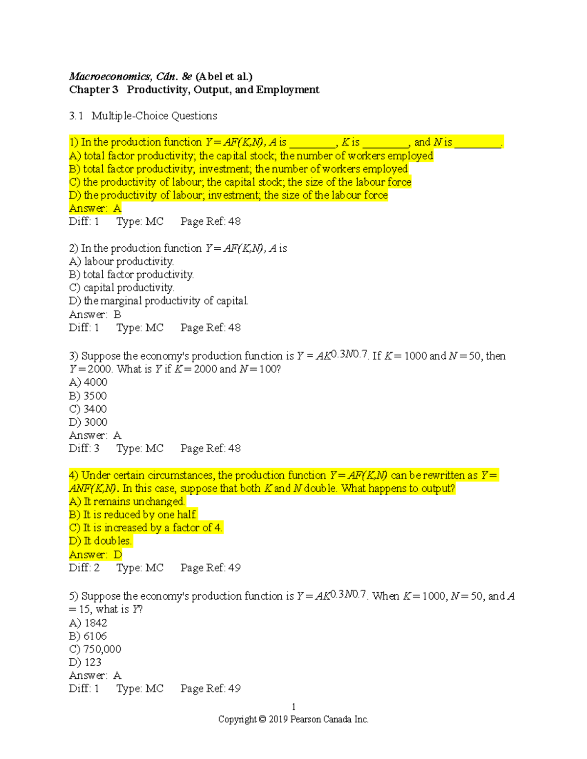 Abel Macro 8c TIF Ch03 - The course material - Macroeconomics, Cdn. 8e ...