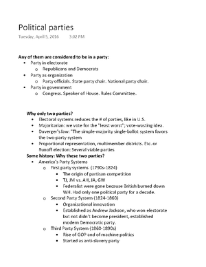 POLI 110 Final - 1 Key Concepts, Questions, and Patterns for Final Exam ...