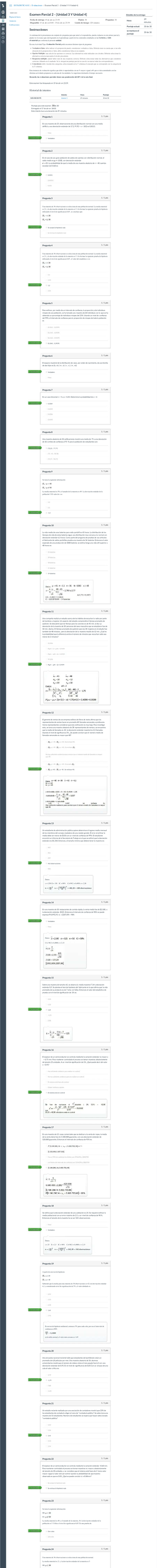 Examen Parcial 2 - [Unidad 3 Y Unidad 4] Hector Daniel - Puntaje para este examen:Entregado el ...