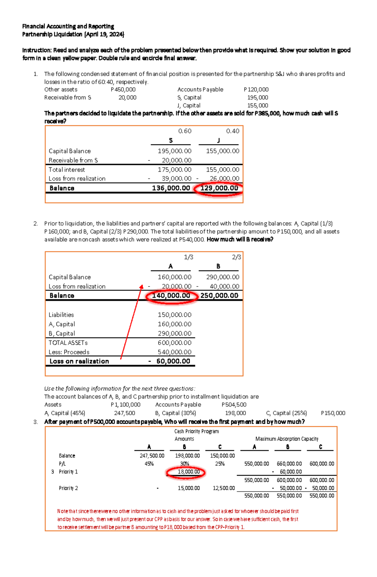 Accounting study lessons for 1st year college - Financial Accounting ...