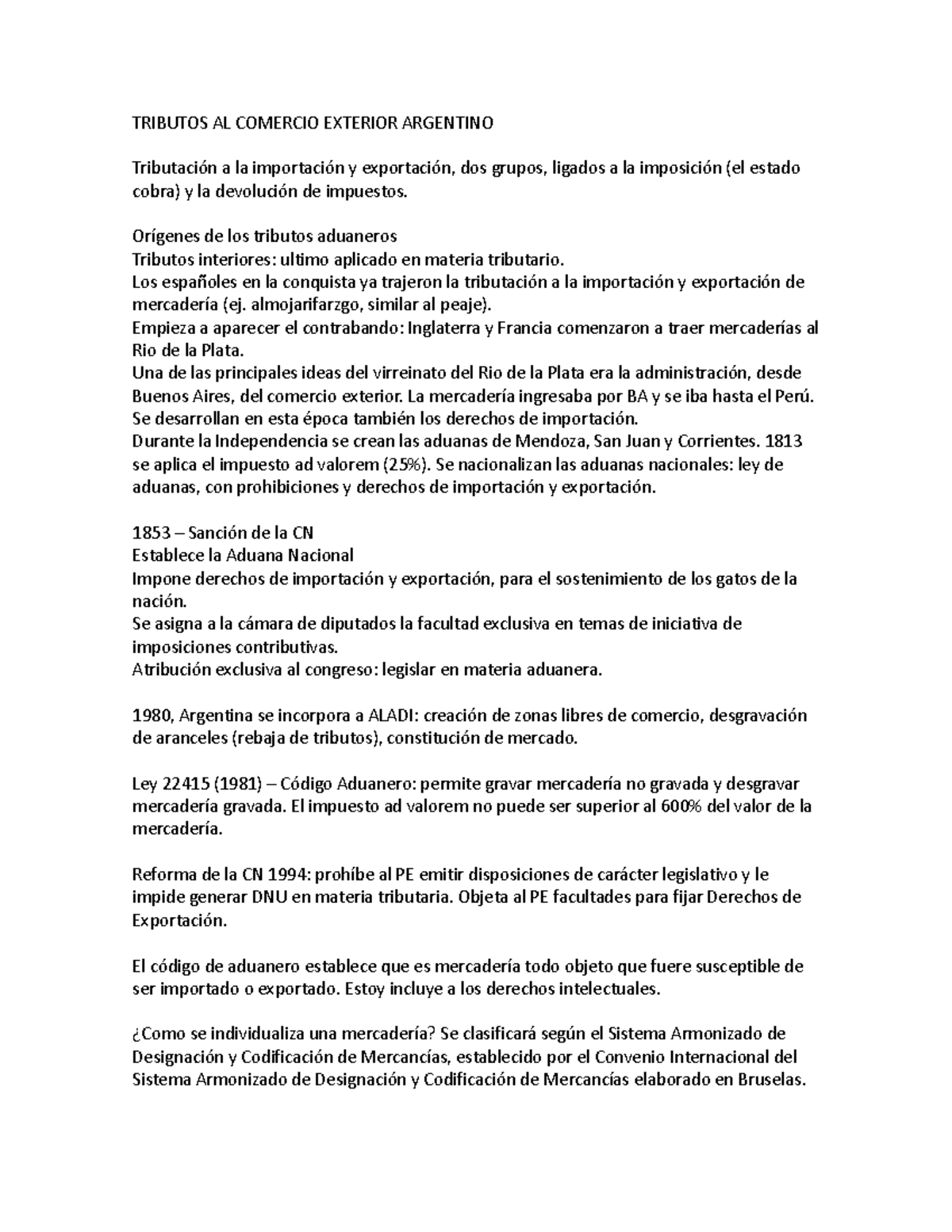 TP Final - Resumen - Comercio Internacional - UBA - Studocu