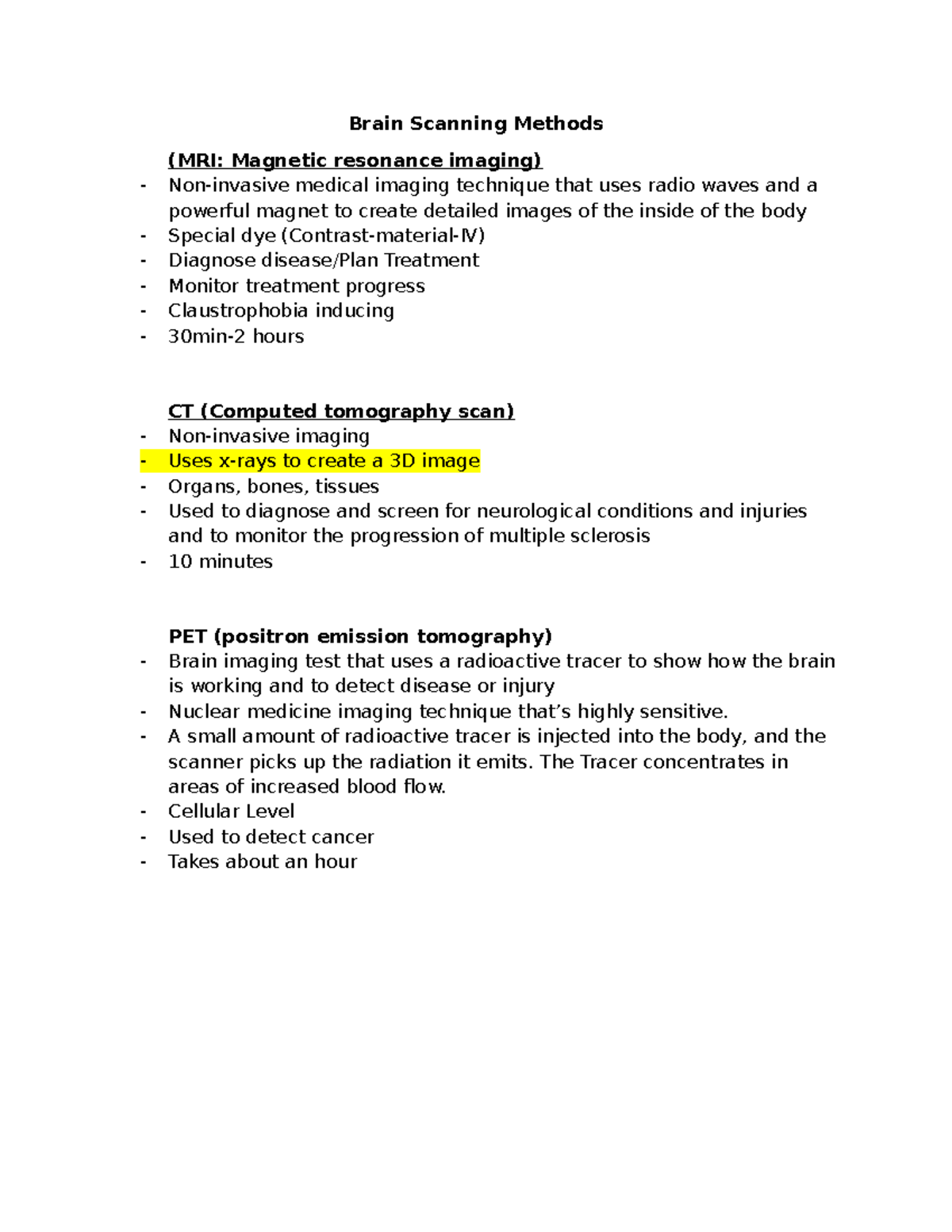 Brain Scans: Lobes OF Brain - Semptember 13TH, 2024 Notes - Brain ...