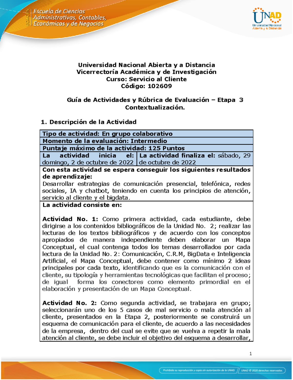 Guía de actividades y rúbrica de evaluación - Unidad 2 - Etapa 3 ...