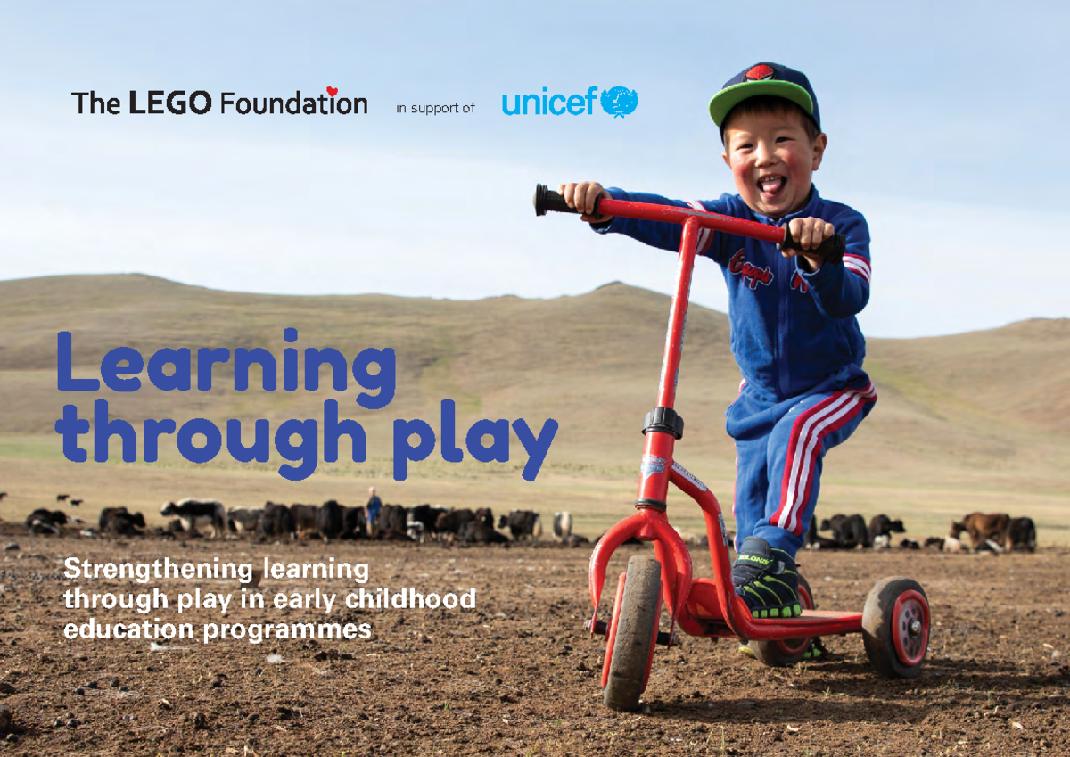 Unicef Lego Foundation Learning through Play - Learning through play ...