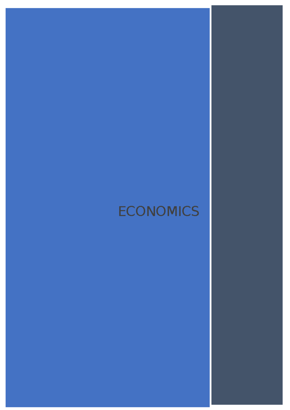 Chapter 1 - Introduction TO Economics - ECONOMICS CHAPTER 1 – WHAT IS ...