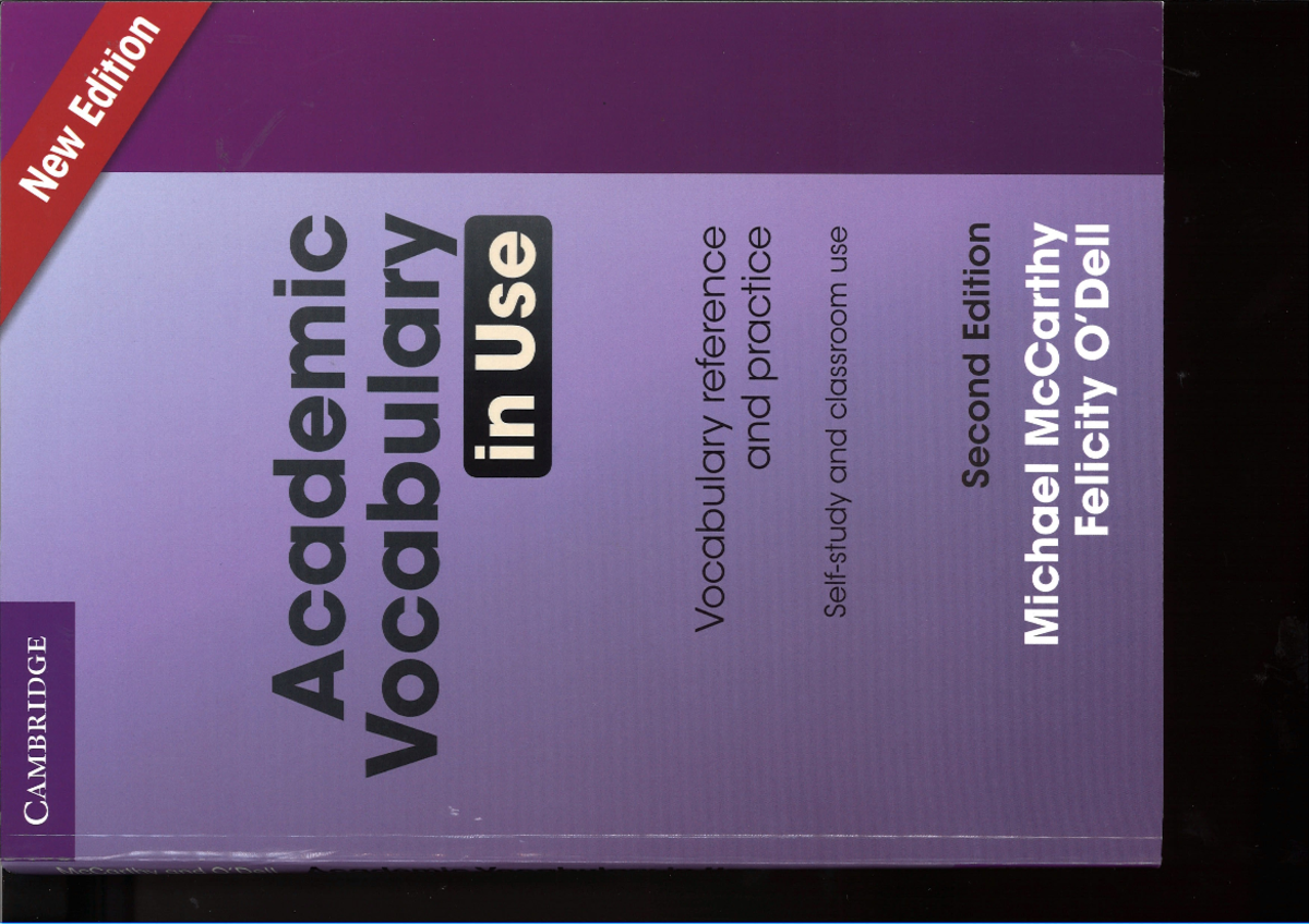 Academic Vocabulary in Use 2nd Edition (1) zdj - CAMBRIDGE Academic ...