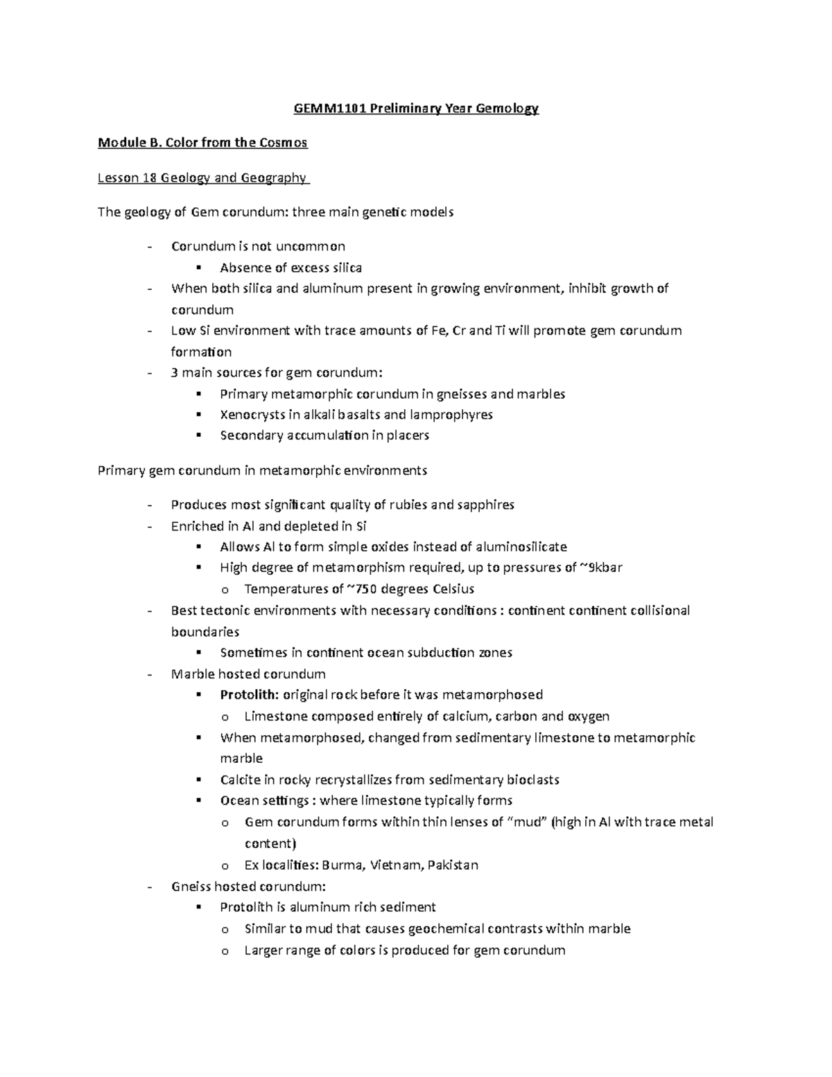 GEMM1101 Module B Lesson 18 Geology and Geography - GEMM1101 ...
