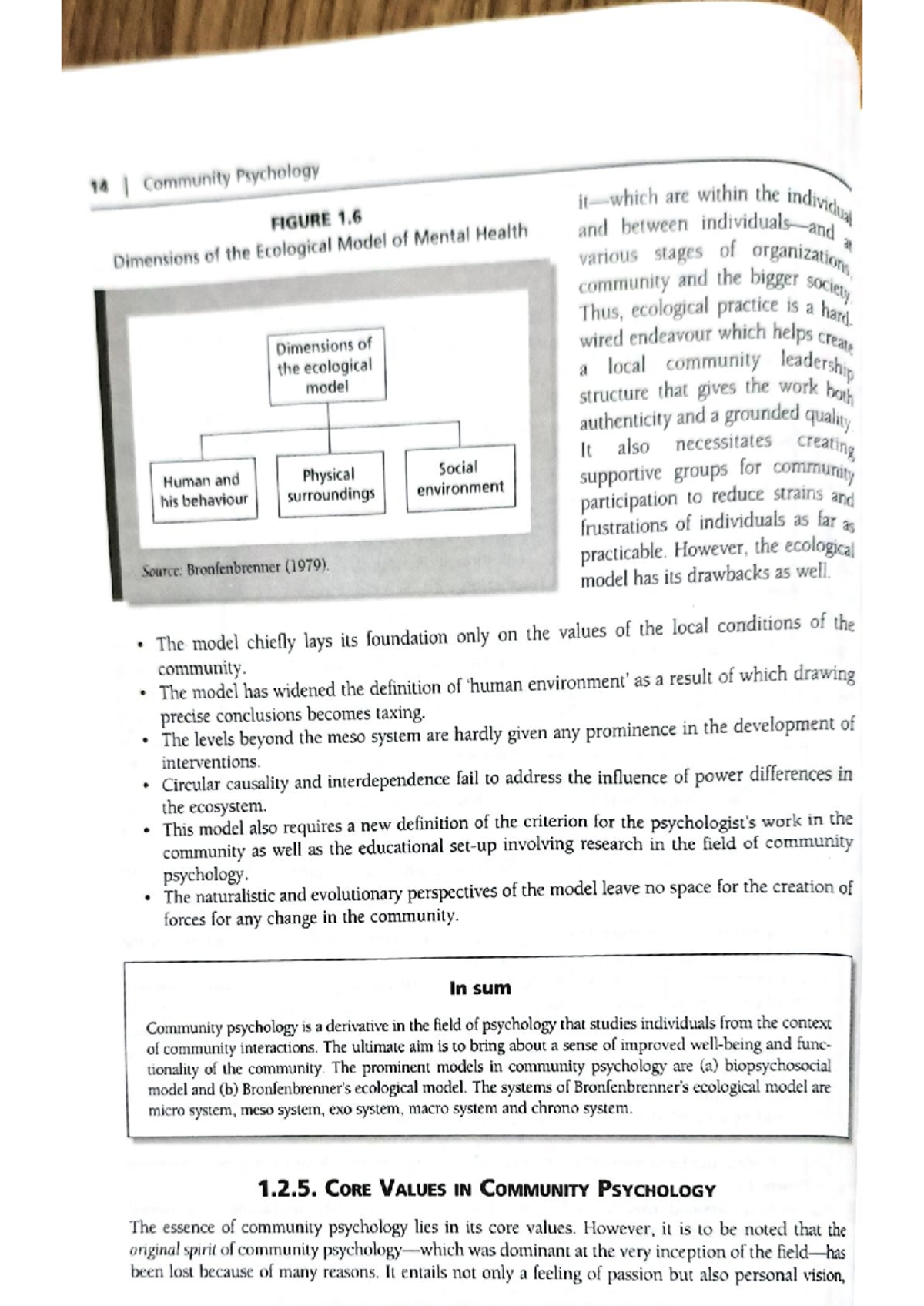 Core Values of Community Psychology (Module 2) - Introduction to ...
