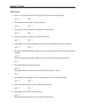 14 - ch 14 quiz questions A&P 2 Human Anatomy and Physiology I BIO 26 ...