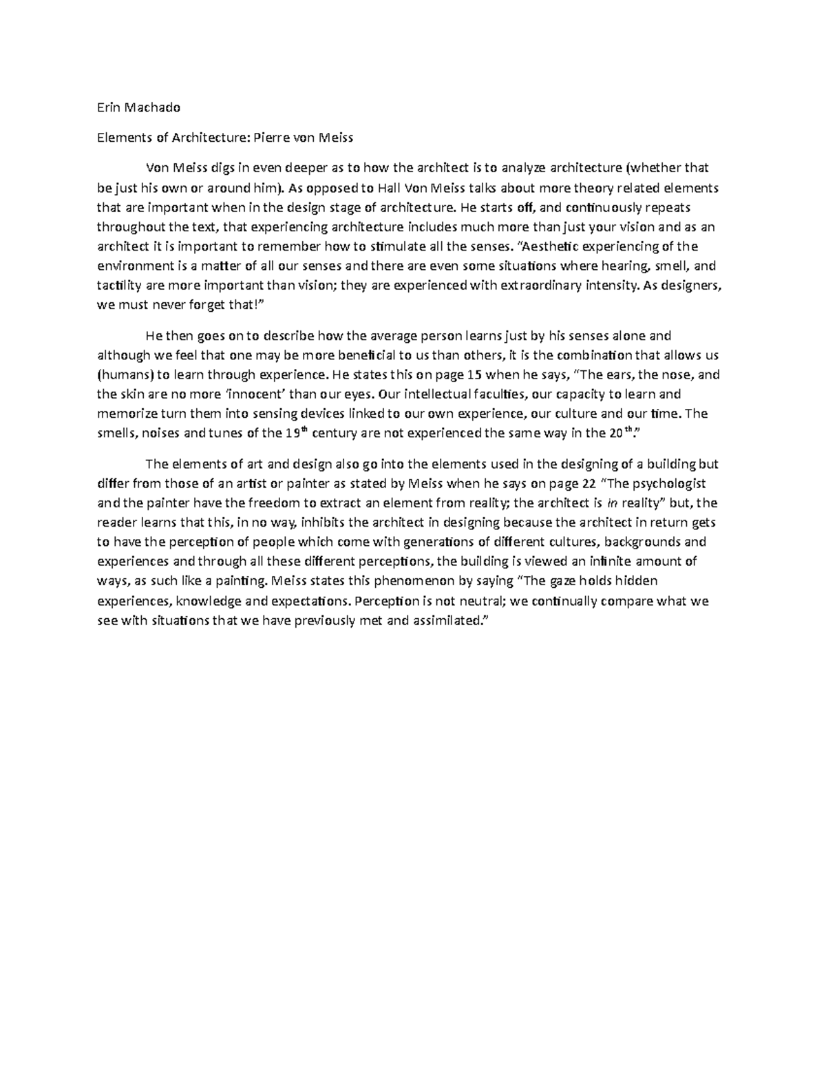 Elements of Architecture Von Meiss - Erin Machado Elements of ...