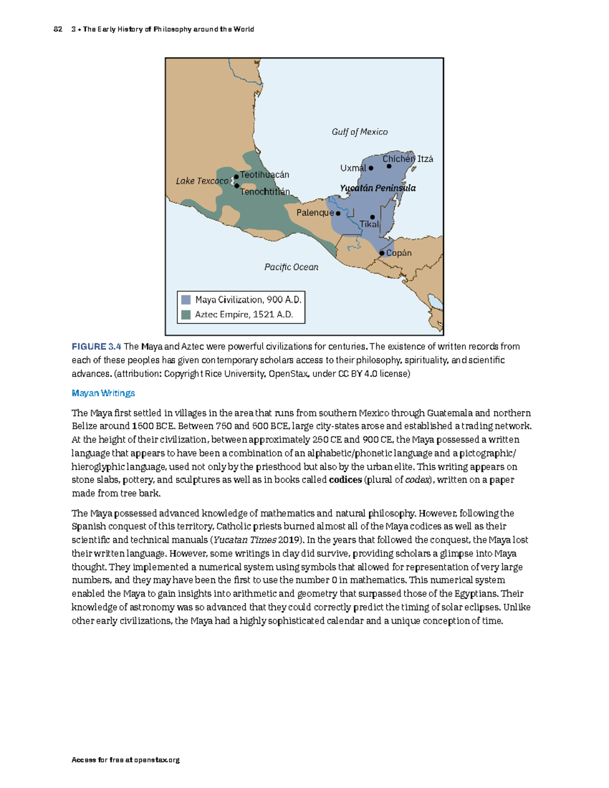 Introduction to Philosophy-WEB cszr KYp-92 - FIGURE 3 The Maya and ...