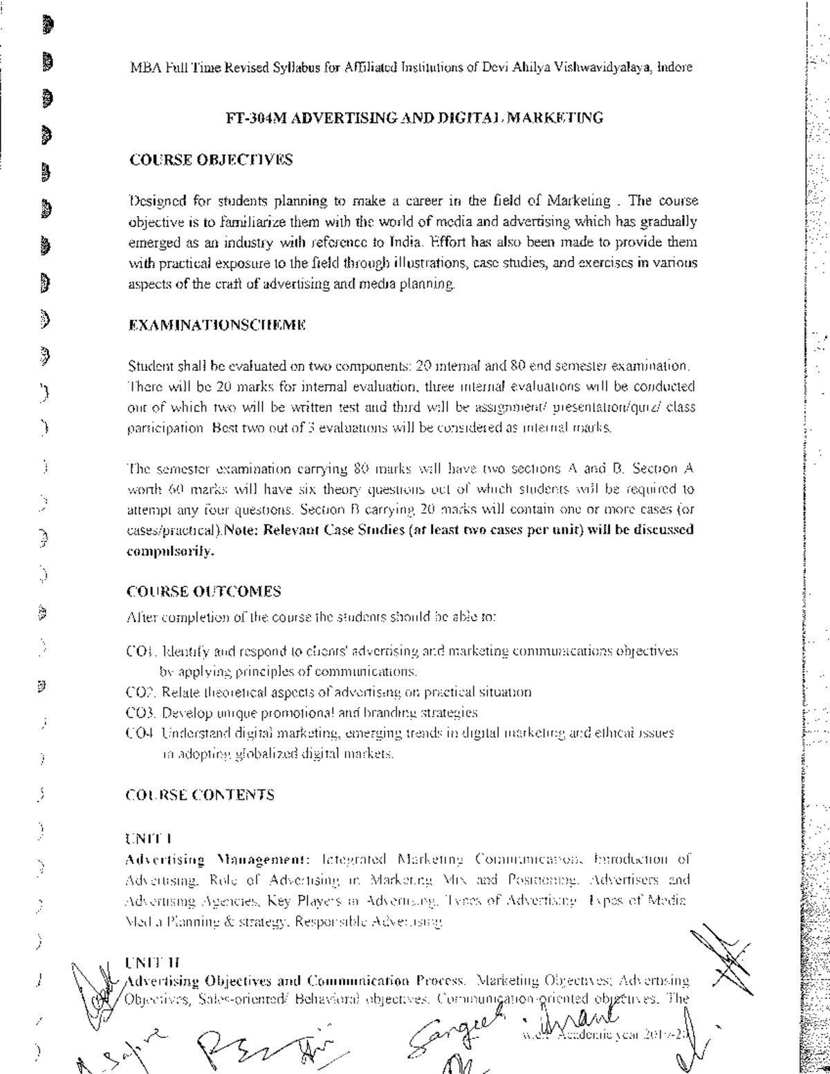 Syllabus MBA(FT) ADM - MBA - Studocu