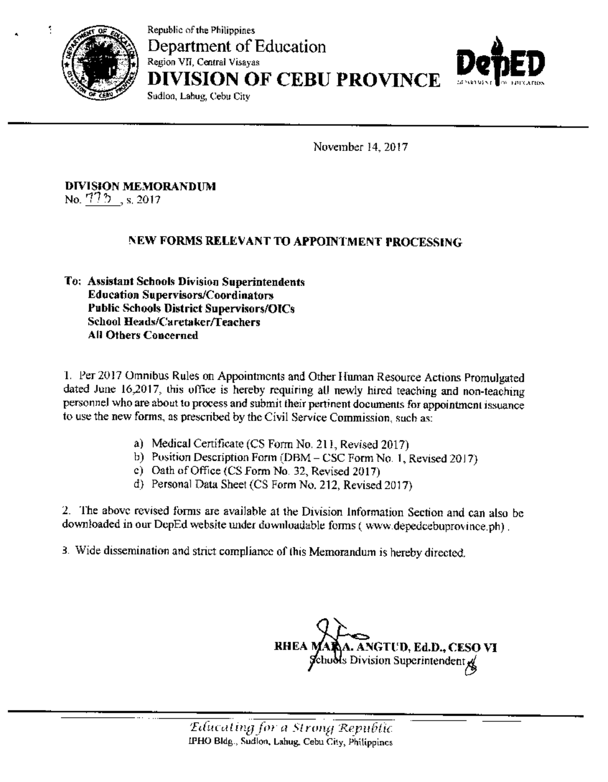 Memo 773 2017 - lecture notes on problem solving in mathematics - OF ...