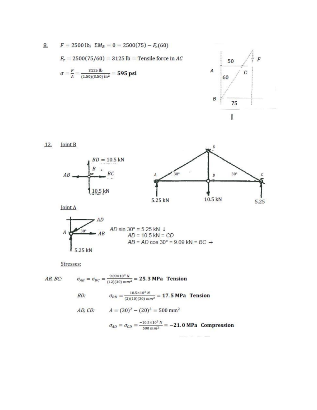 Solution Problem Set1 Chapter 3 - MECH 343 - Studocu