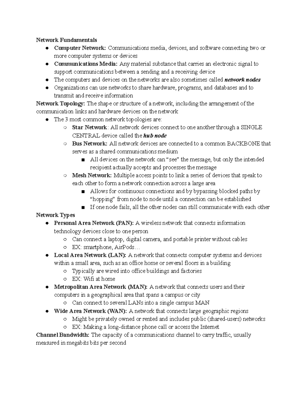 PIS Ch. 7 - Chapter 7 book notes from principles of information systems ...
