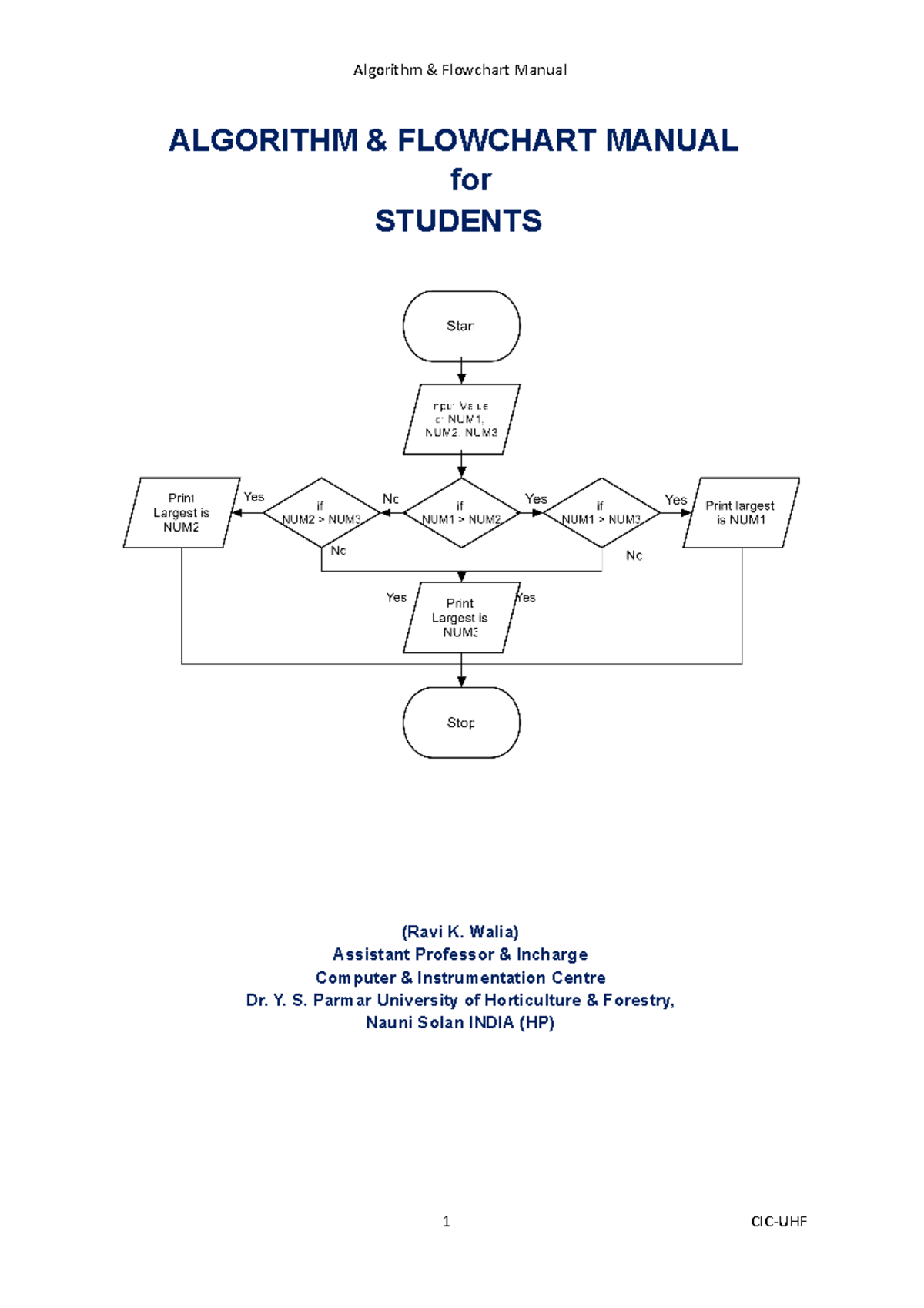 Ds Algorithm Manual Ds Algorithm Manual Algorithm And Flowchart 5358