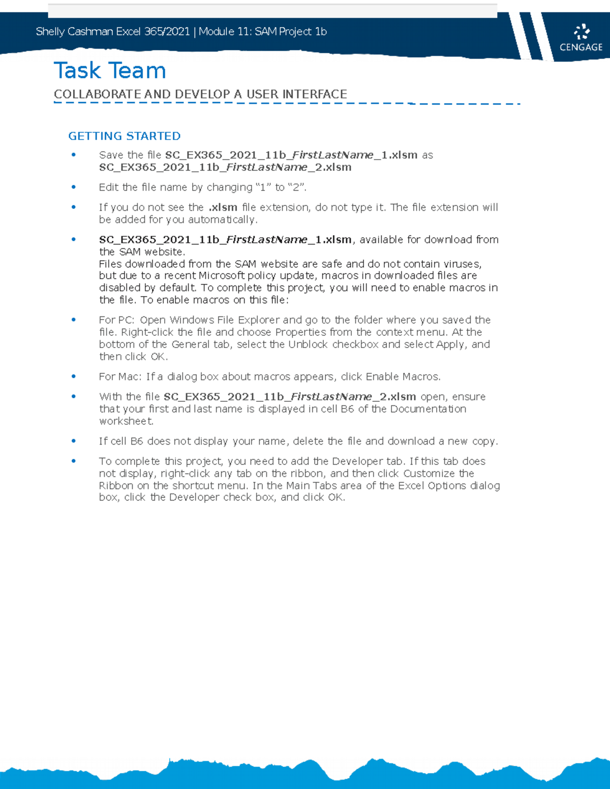 Excel assignment - education notes - Shelly Cashman Excel 365/2021 ...