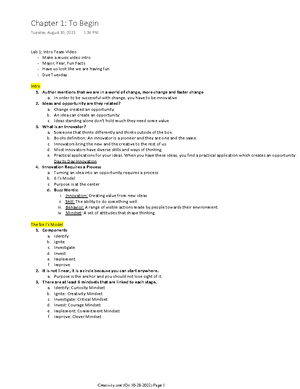 Chapter 7 Implement - Professor Neil Fogarty - Introduction: What’s ...