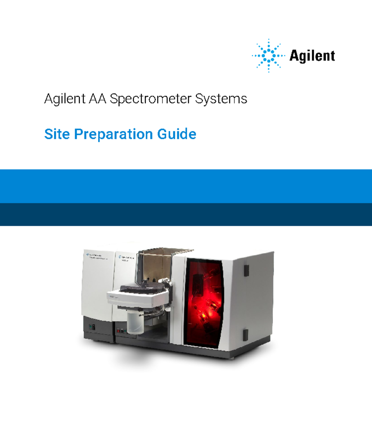 Agilent AA Spectrometer Systems- Site Preparation Guide - Agilent AA Spectrometer Systems Site ...