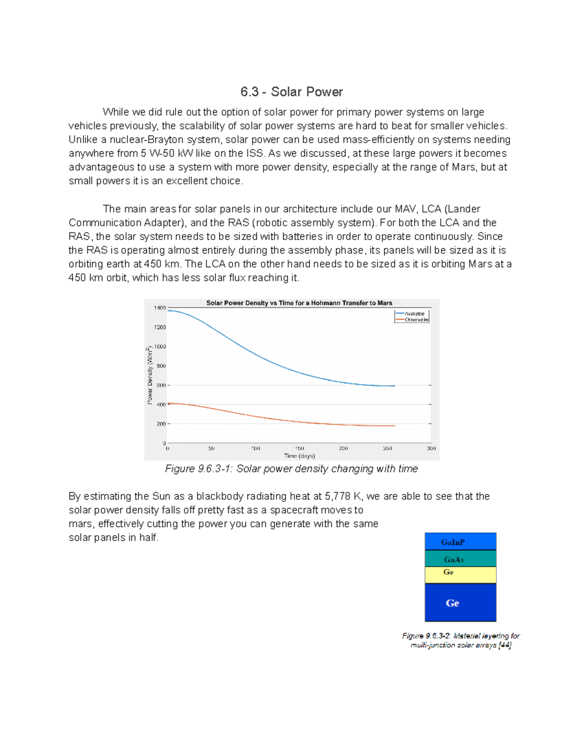 Final Report Part 193 - 6 - Solar Power While we did rule out the ...