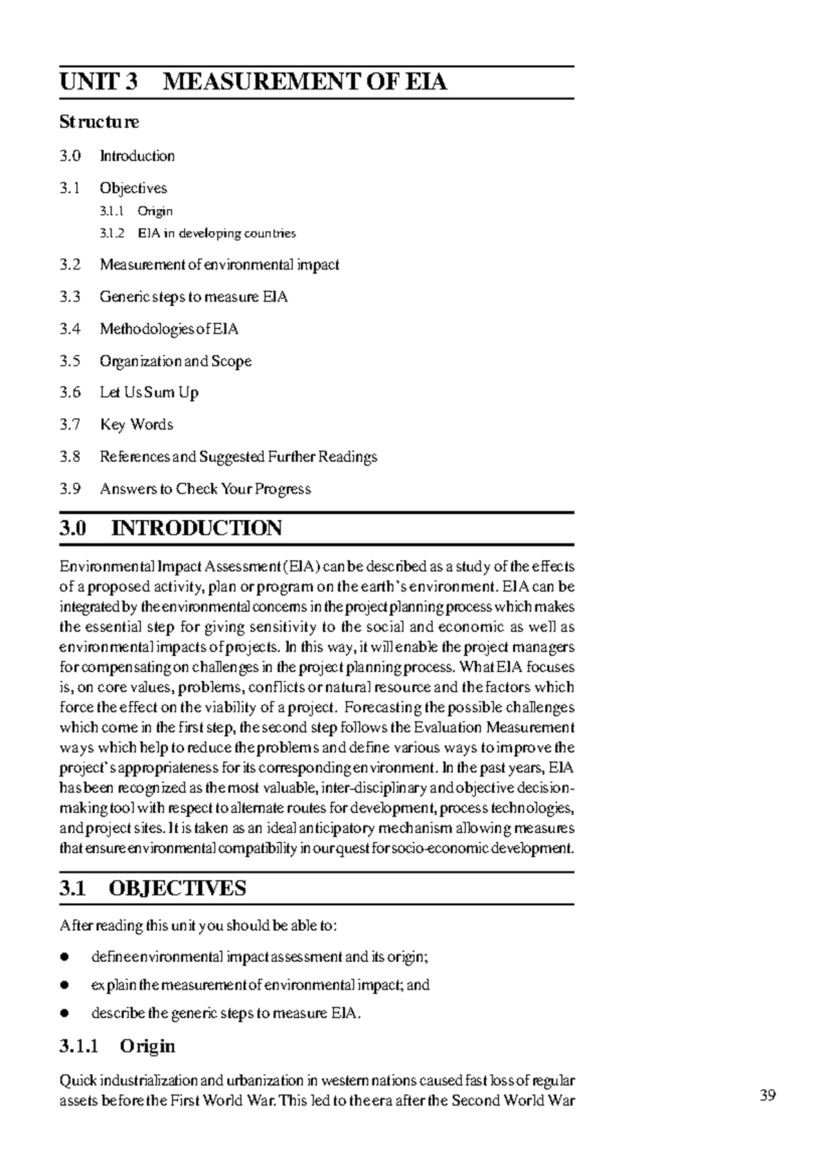 EIA Measurement - useful for EIA - 39 UNIT 3 MEASUREMENT OF EIA ...