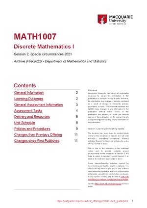MATH1006 2022 Autumn Day v2 - School of Computer, Data and Mathematical ...