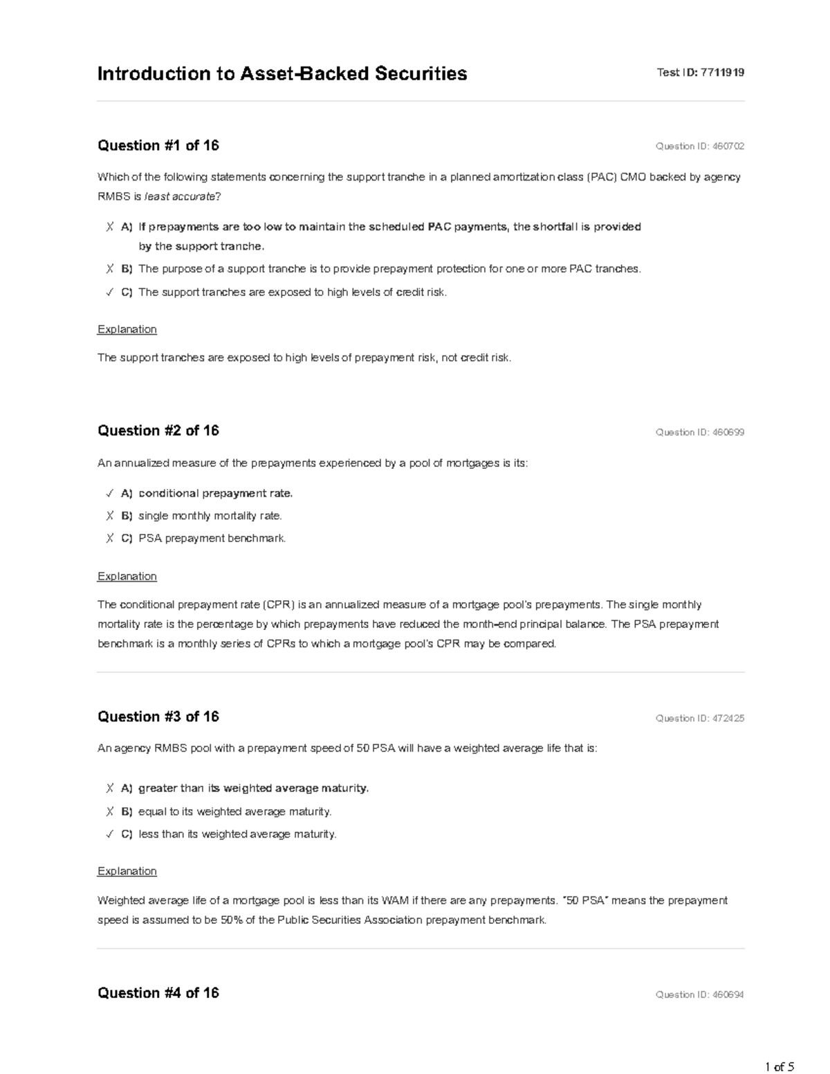 Introduction to Asset-Backed Securities - The purpose of a support ...
