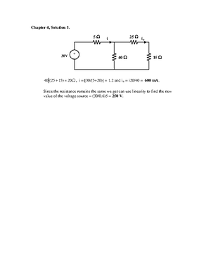 Chapter 01 Solutions - ALEXANDER SADIKU ELECTRIC CIRCUITS 7TH EDITION ...