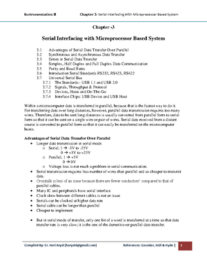Chapter 1 - Microprocessor Based Instrumentation System - Chapter – 1 ...
