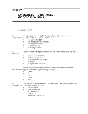 JIT & Backflush Costing (Lecture Notes) - COST ACCOUNTING Just in Time ...