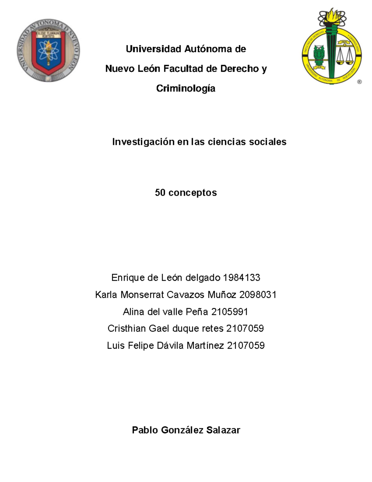 Equipo 1 50 conceptos i - Son tareas de la UANL facdyc - Universidad ...