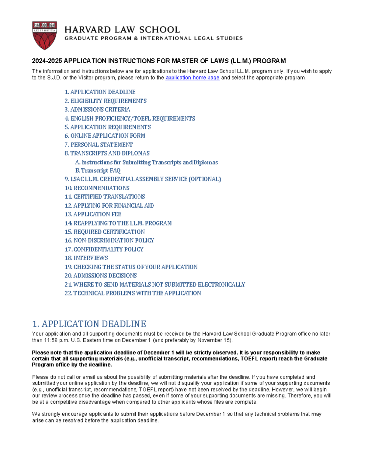 Harvard 2023 instructions - 2024-2025 APPLICATION INSTRUCTIONS FOR ...