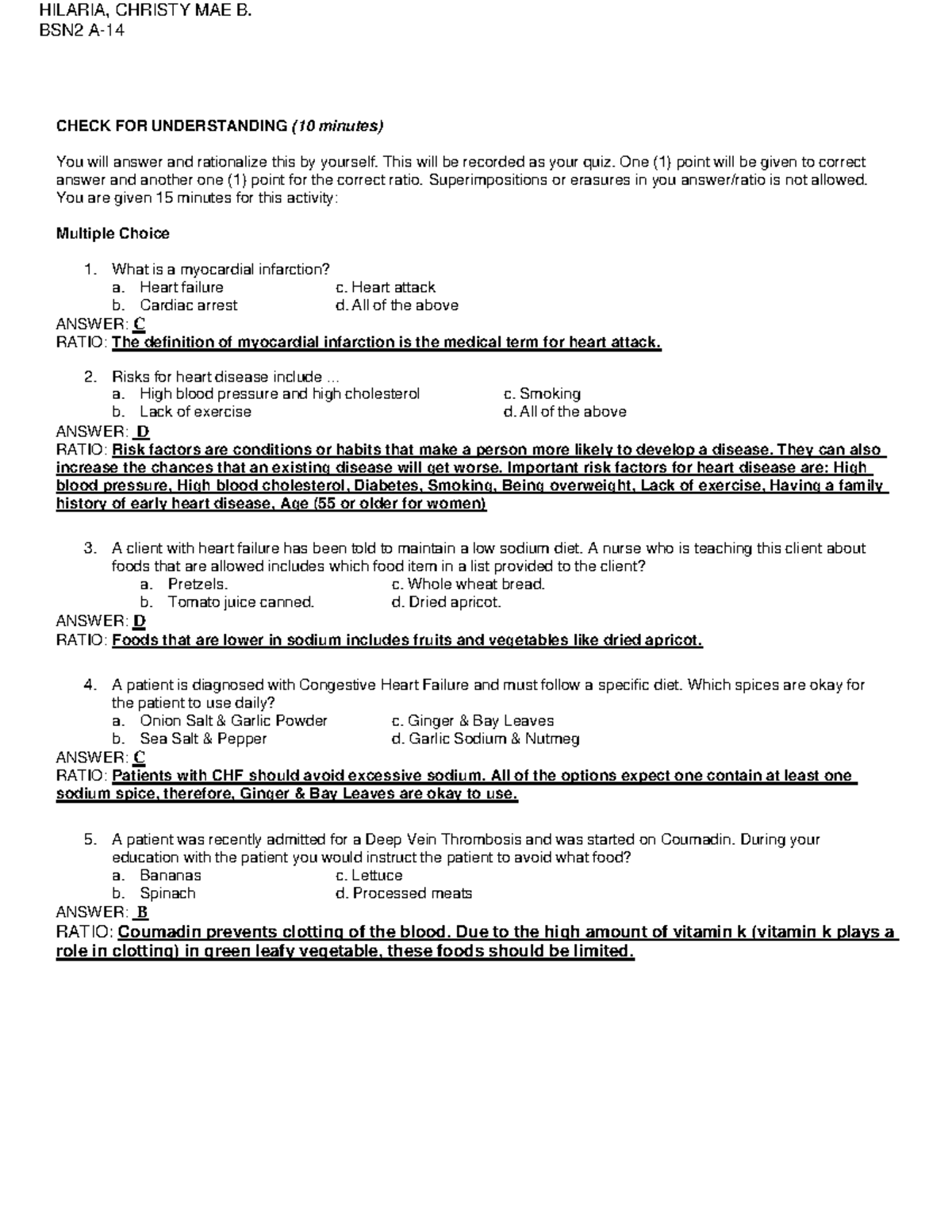 Nutri LAB SAS 17- Hilaria - HILARIA, CHRISTY MAE B. BSN2 A- CHECK FOR ...