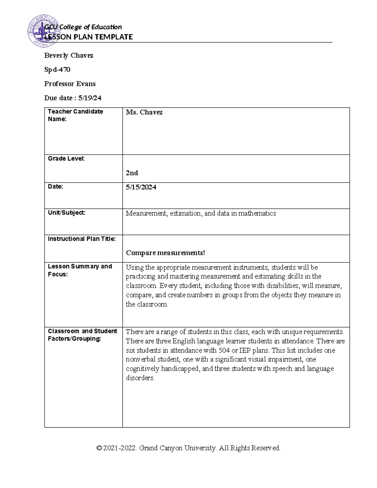 Coe-lesson-plan-template 1 - LESSON PLAN TEMPLATE Beverly Chavez Spd ...