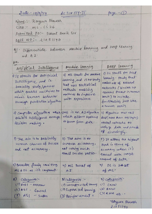 ML MINI PROJECT - A Project Report on HANDWRITTEN CHARACTER RECOGNITION ...